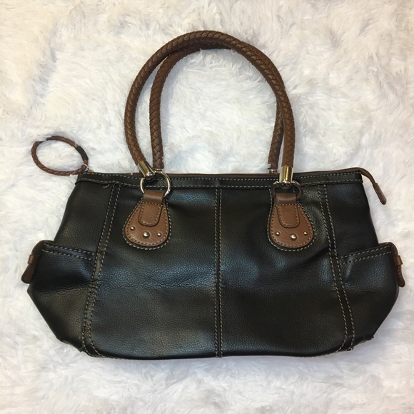 Fossil | Bags | Fossil Relic Black Brown Shoulder Bag Purse | Poshmark